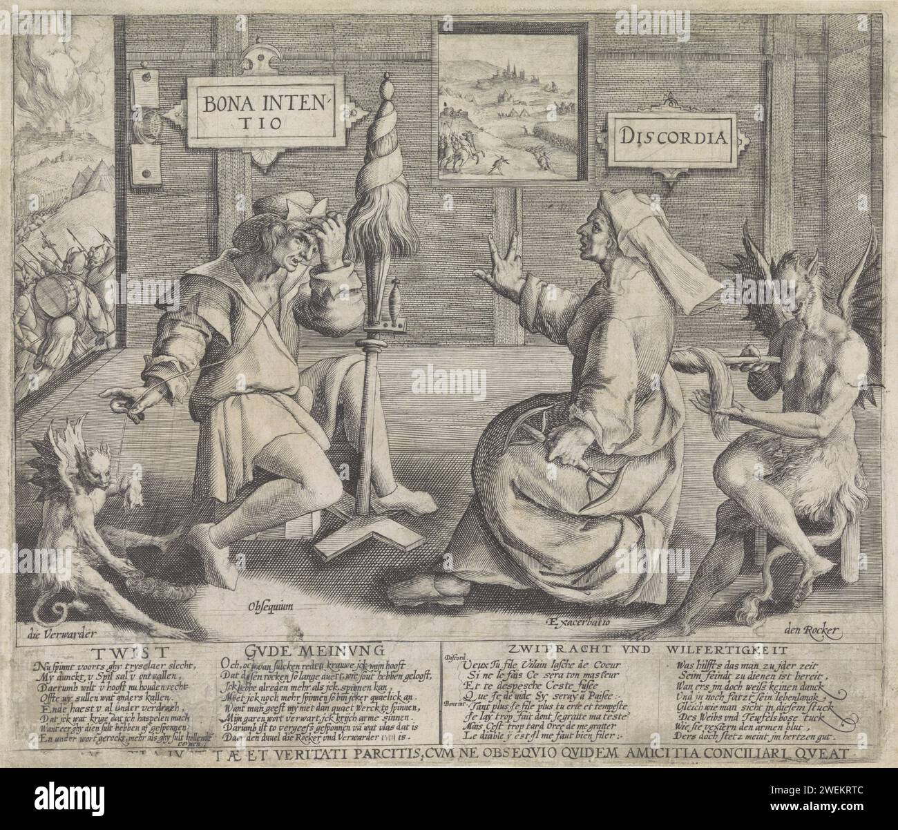 Allegory with personifications of the good intention (Bona Intentio ...