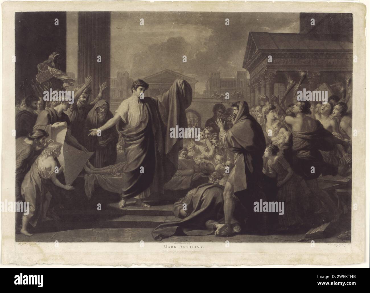 The assassination and funeral of julius caesar hi-res stock photography ...