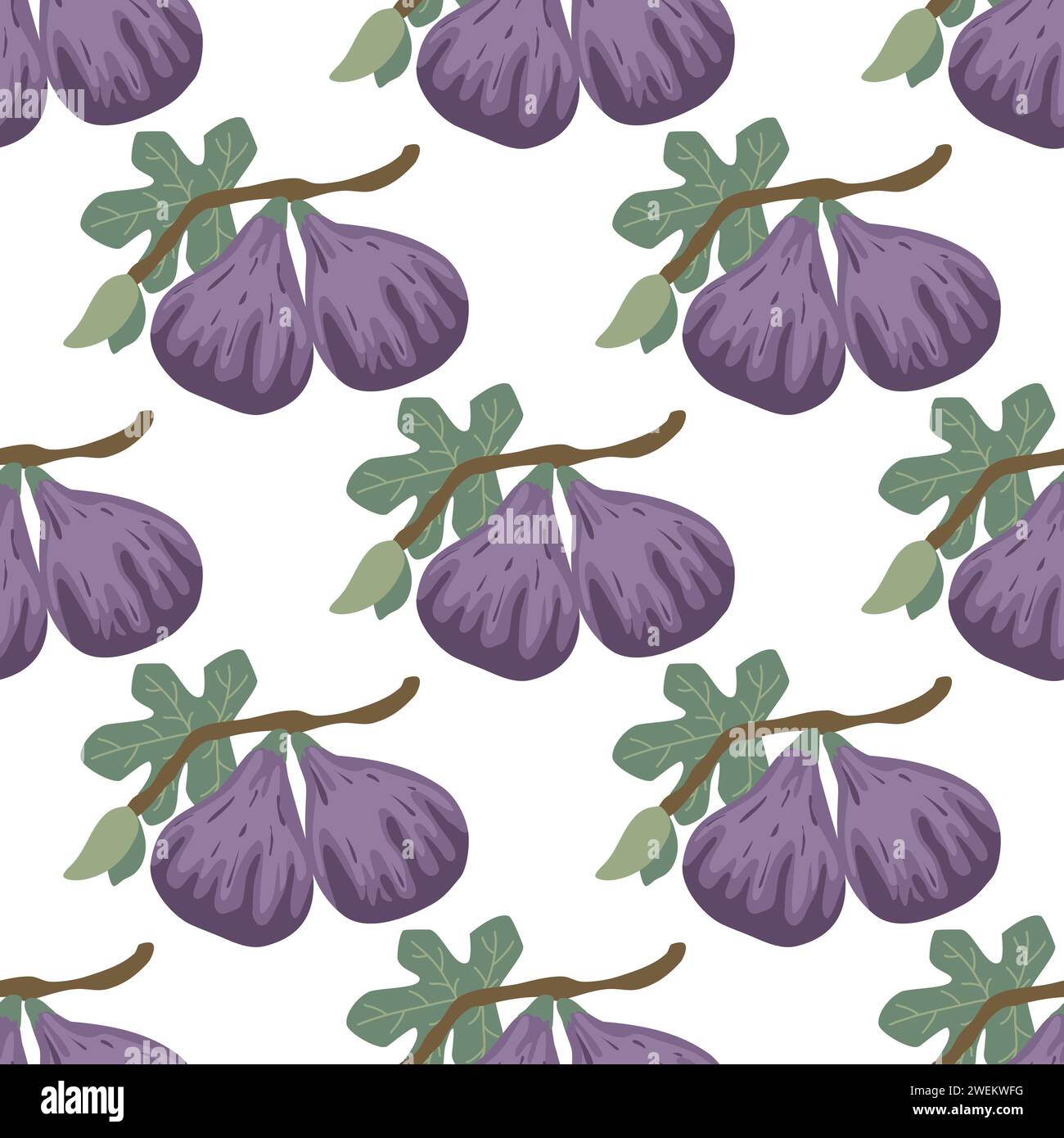 Figs pattern Stock Vector Images - Alamy