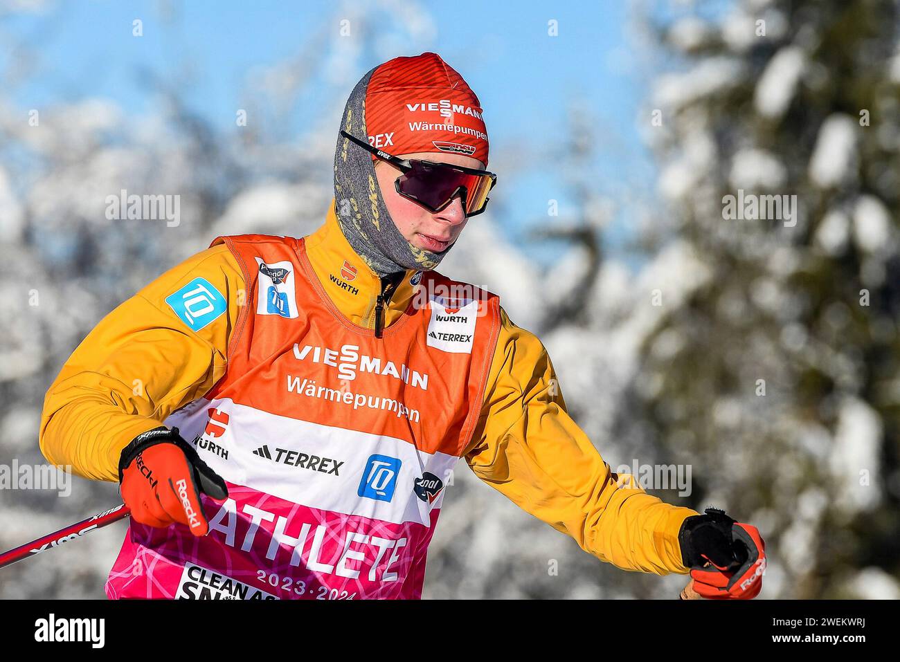 Oberstdorf, Deutschland. 12th Jan, 2024. 12.01.2024, Nordic Zentrum ...