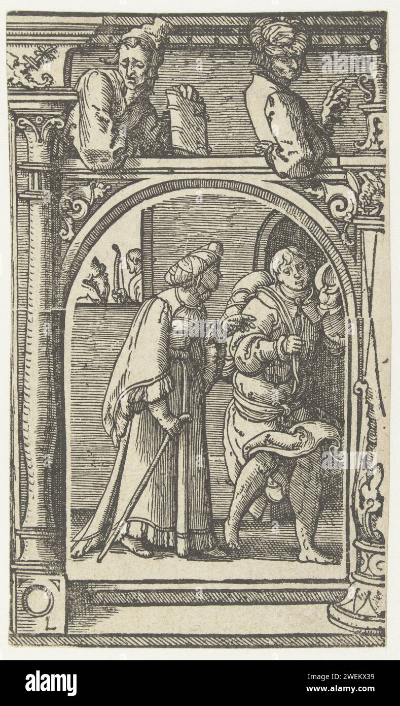 Rebekka sends Jakob to Leban, Anonymous, After Lucas van Leyden, 1525 ...