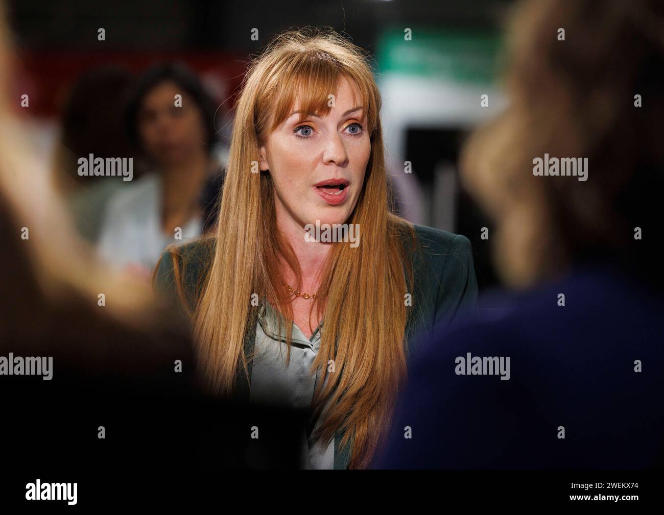 Deputy Leader of the Labour Party, Angela Rayner, at the Labour Party ...
