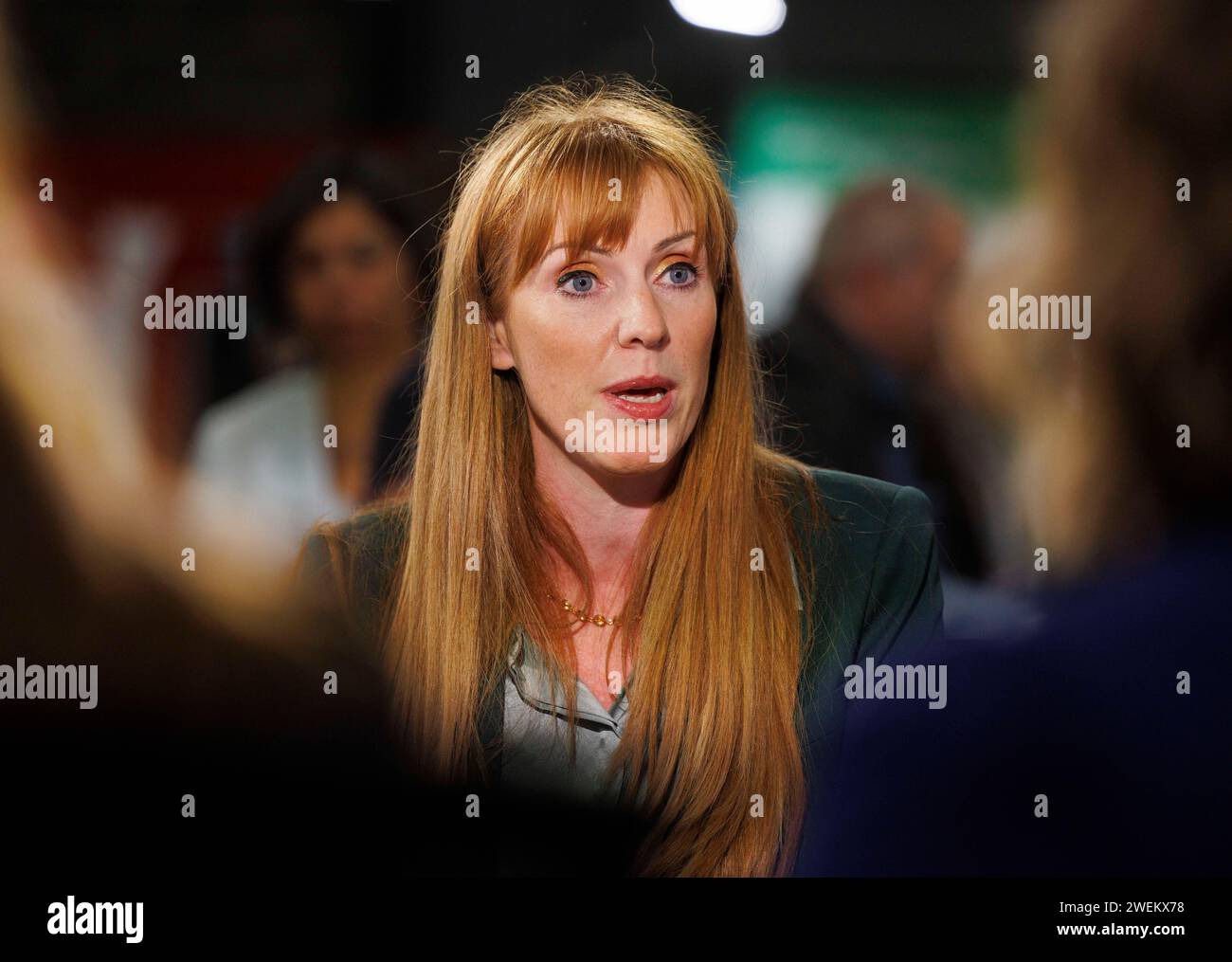 Deputy Leader of the Labour Party, Angela Rayner, at the Labour Party ...