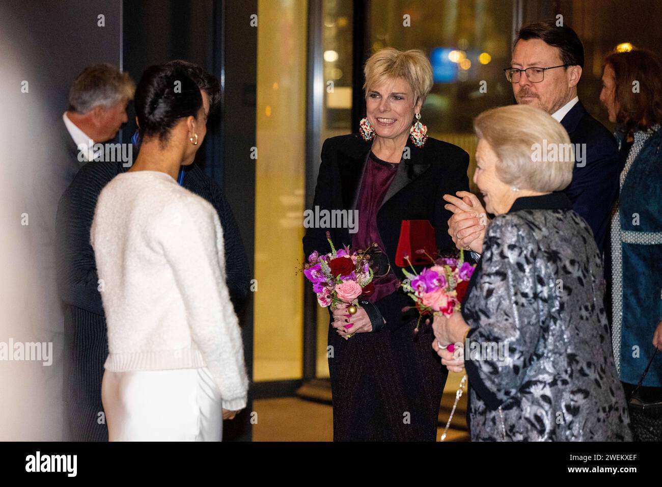 The Hague, The Netherlands, 24-01-2024 Dutch Royals at the Gala evening ...