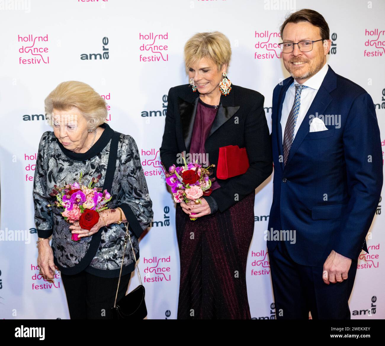 The Hague, The Netherlands, 24-01-2024 Dutch Royals at the Gala evening ...