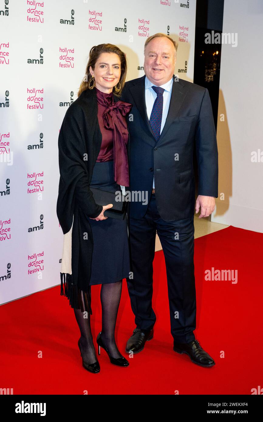 The Hague, The Netherlands, 24-01-2024 Dutch Royals at the Gala evening ...