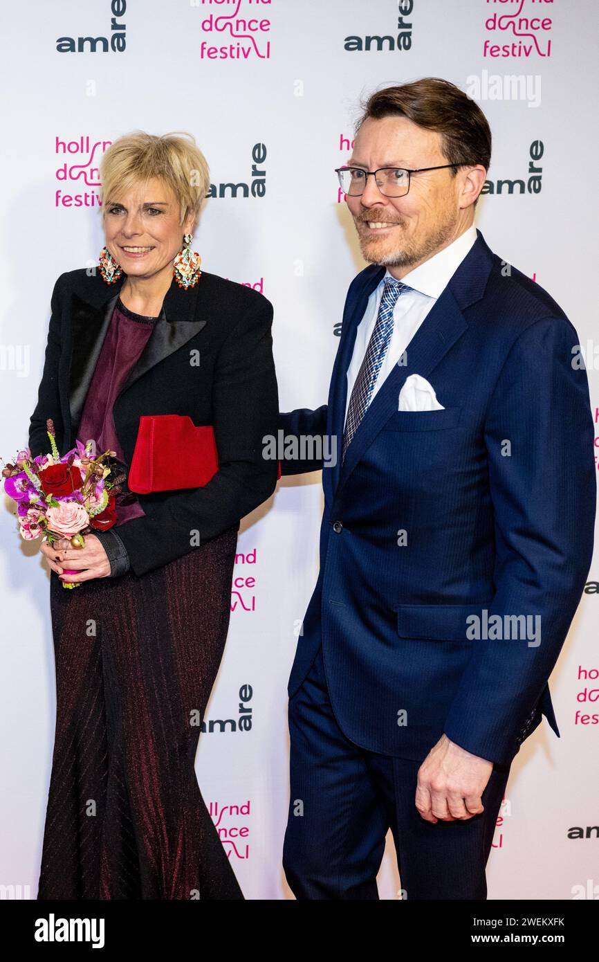 The Hague, The Netherlands, 24-01-2024 Dutch Royals at the Gala evening ...
