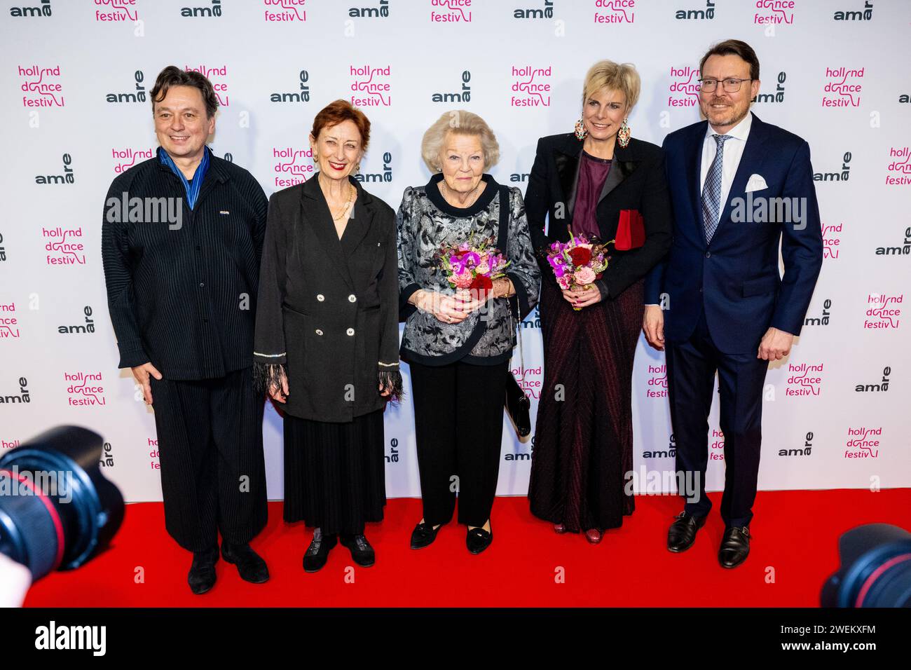 The Hague, The Netherlands, 24-01-2024 Dutch Royals at the Gala evening ...