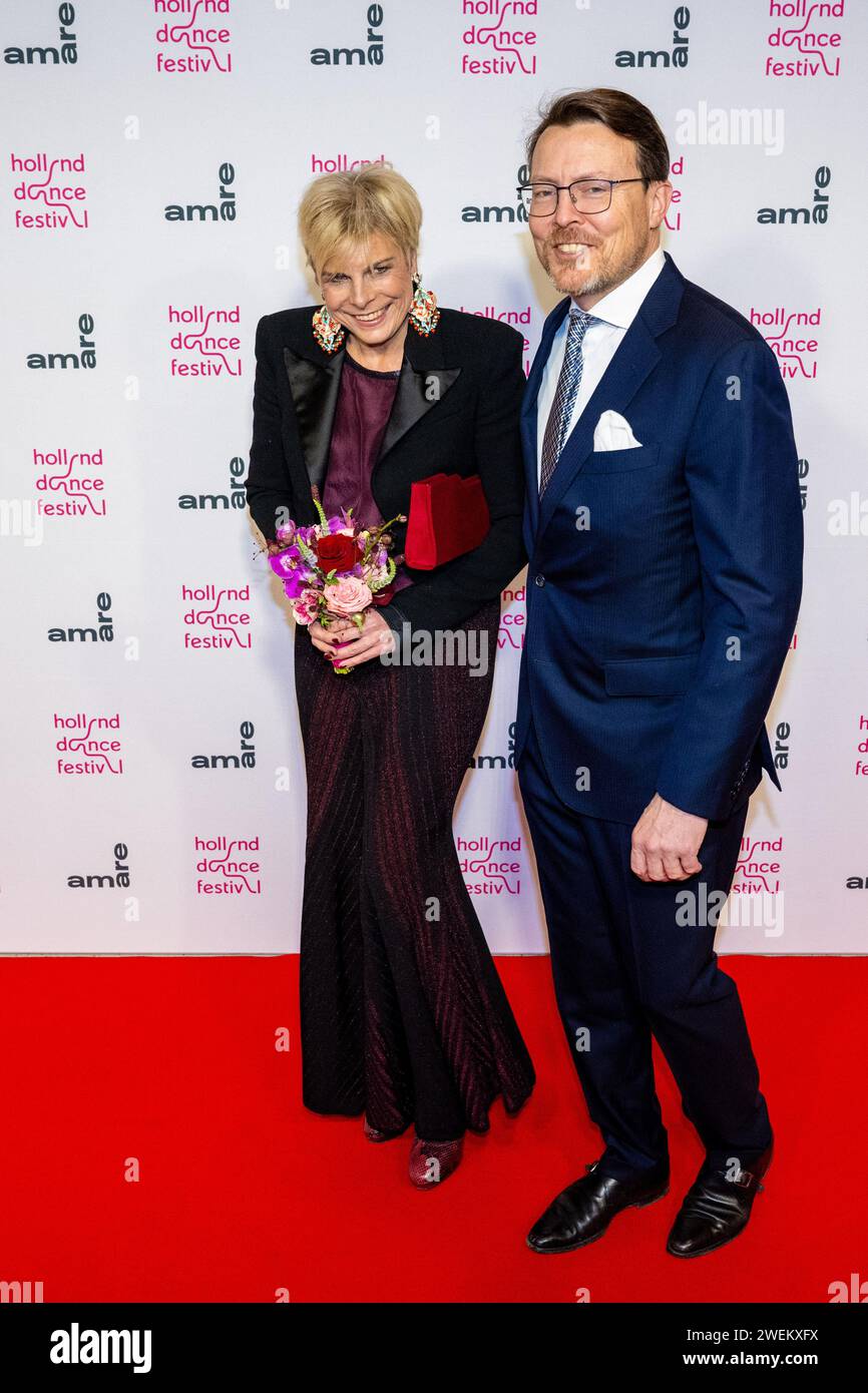 The Hague, The Netherlands, 24-01-2024 Dutch Royals at the Gala evening ...