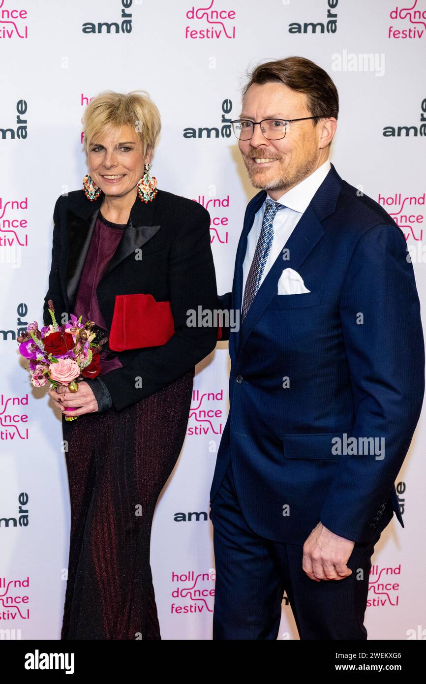 The Hague, The Netherlands, 24-01-2024 Dutch Royals at the Gala evening ...