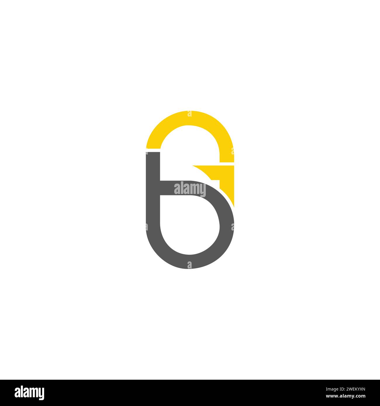 letter b paper fly simple logo vector Stock Vector Image & Art - Alamy