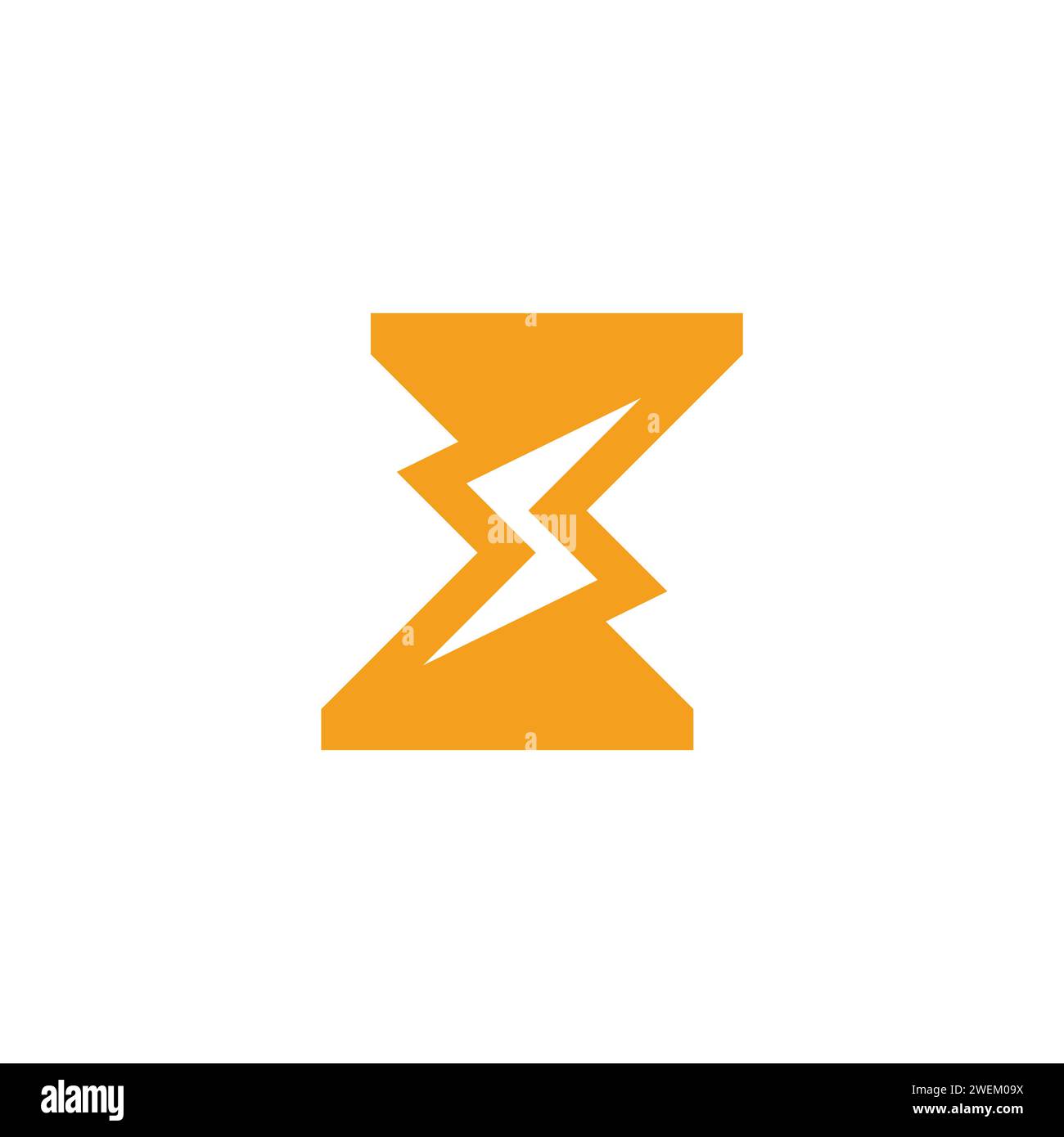letter s bolt battery energy icon label vector Stock Vector Image & Art ...