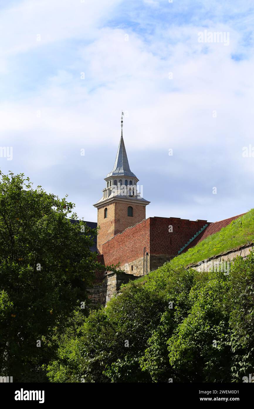 Medieval castle Akershus Fortress in Oslo. Norway Stock Photo - Alamy