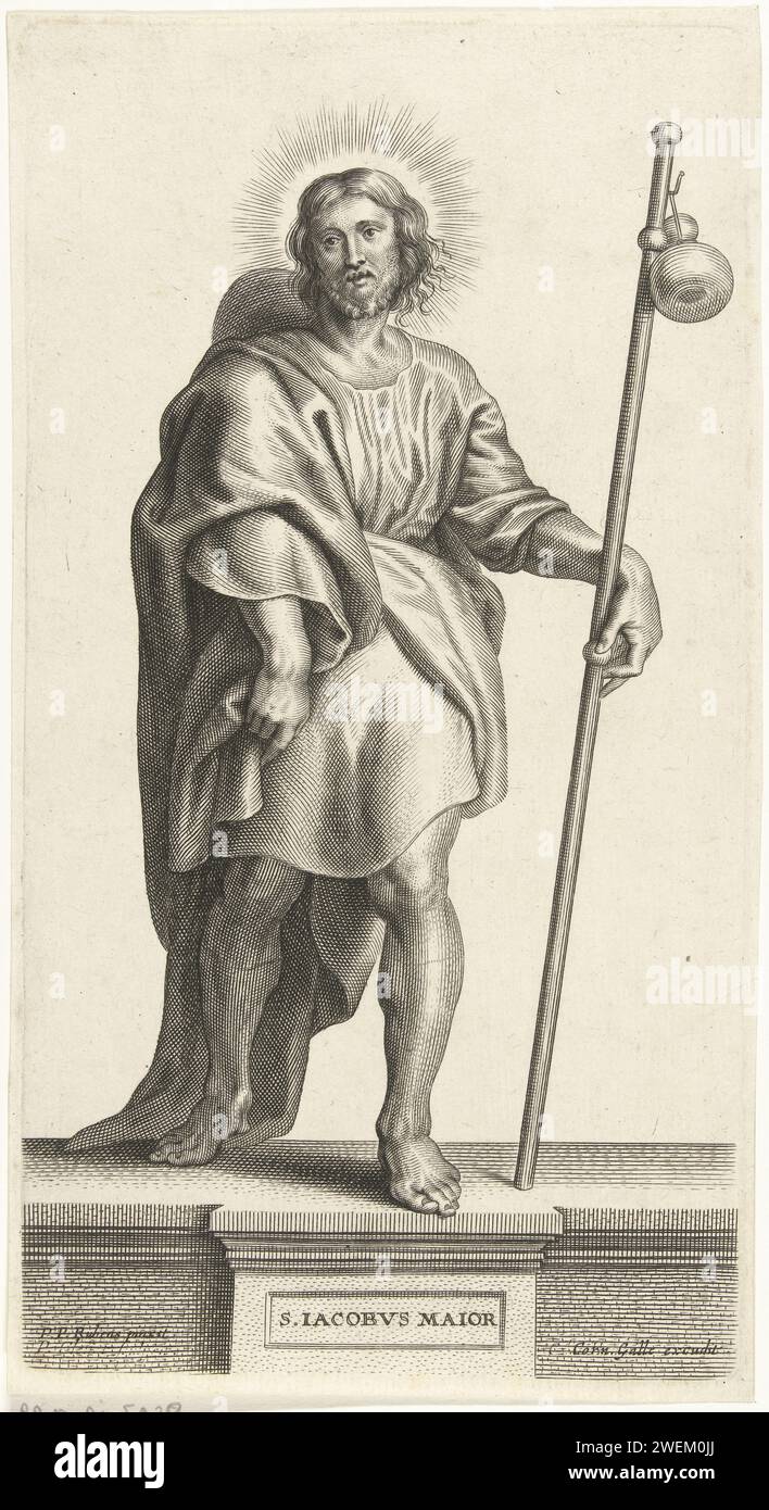 Holy Jakobus de Memper, Petrus Clouwet, After Peter Paul Rubens, 1639 ...
