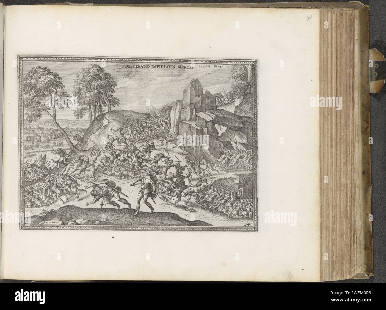Saul commits suicide, 1653 - 1654 print The battle between the ...