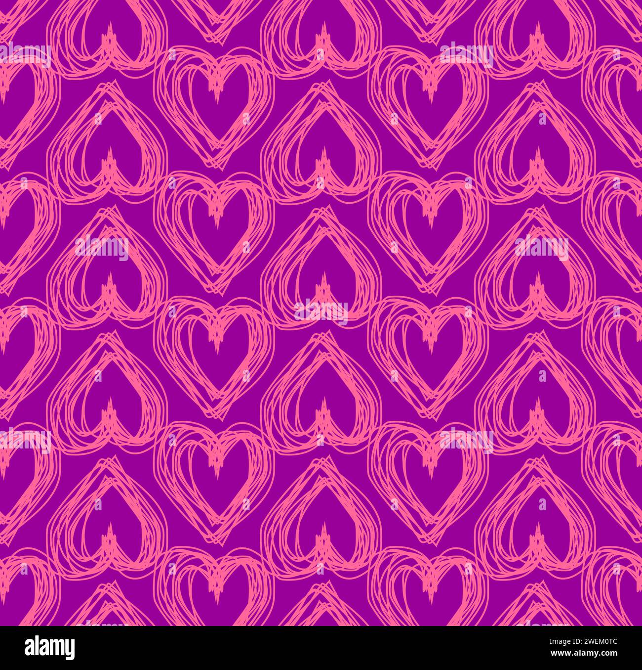 Love hand drawing pattern seamless. Heart hand drawing background ... Love hand drawing pattern seamless. Heart hand drawing background ...