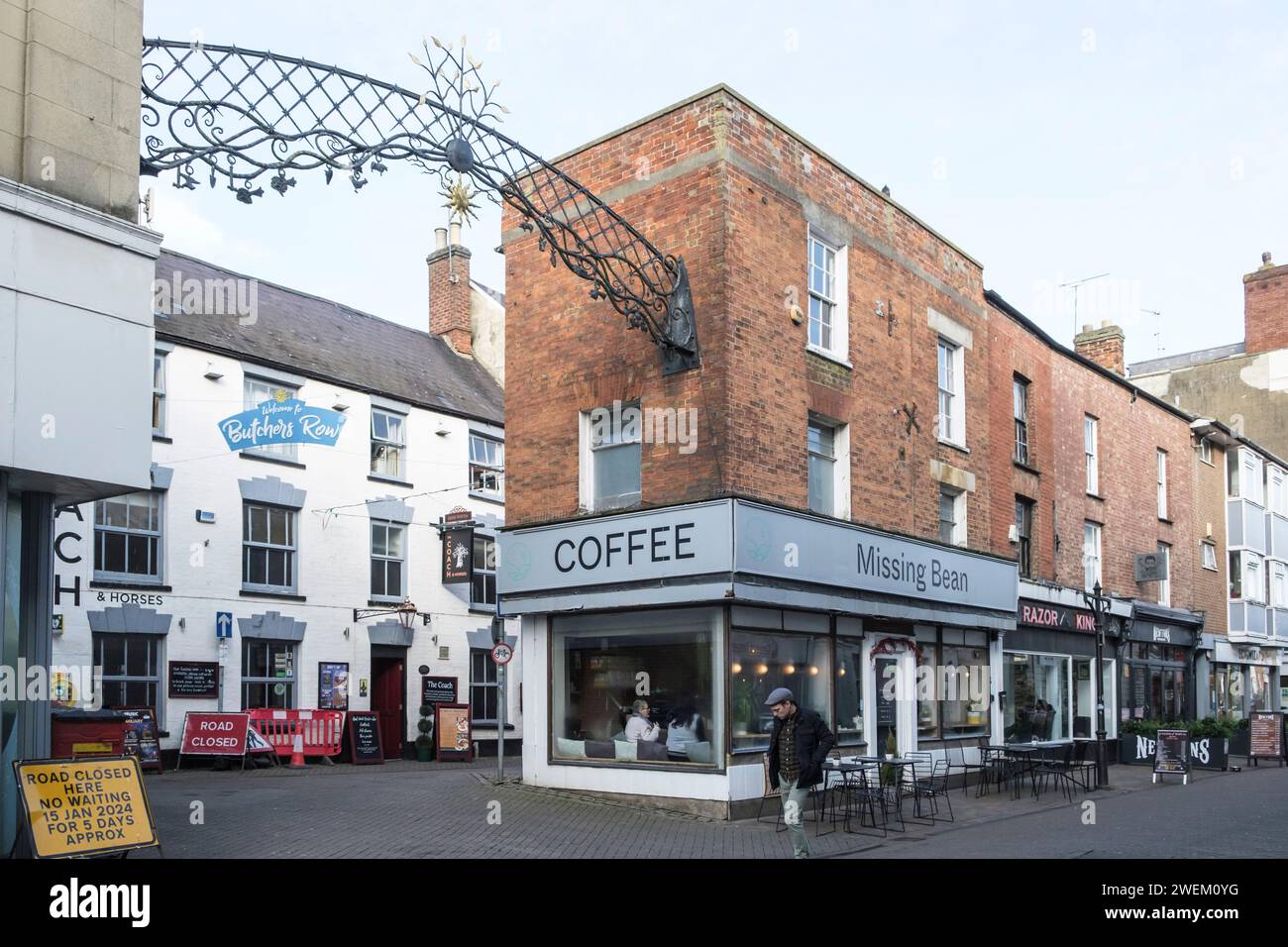 Around Banbury a Market town in Oxfordshire UK Butchers Row and Missing ...