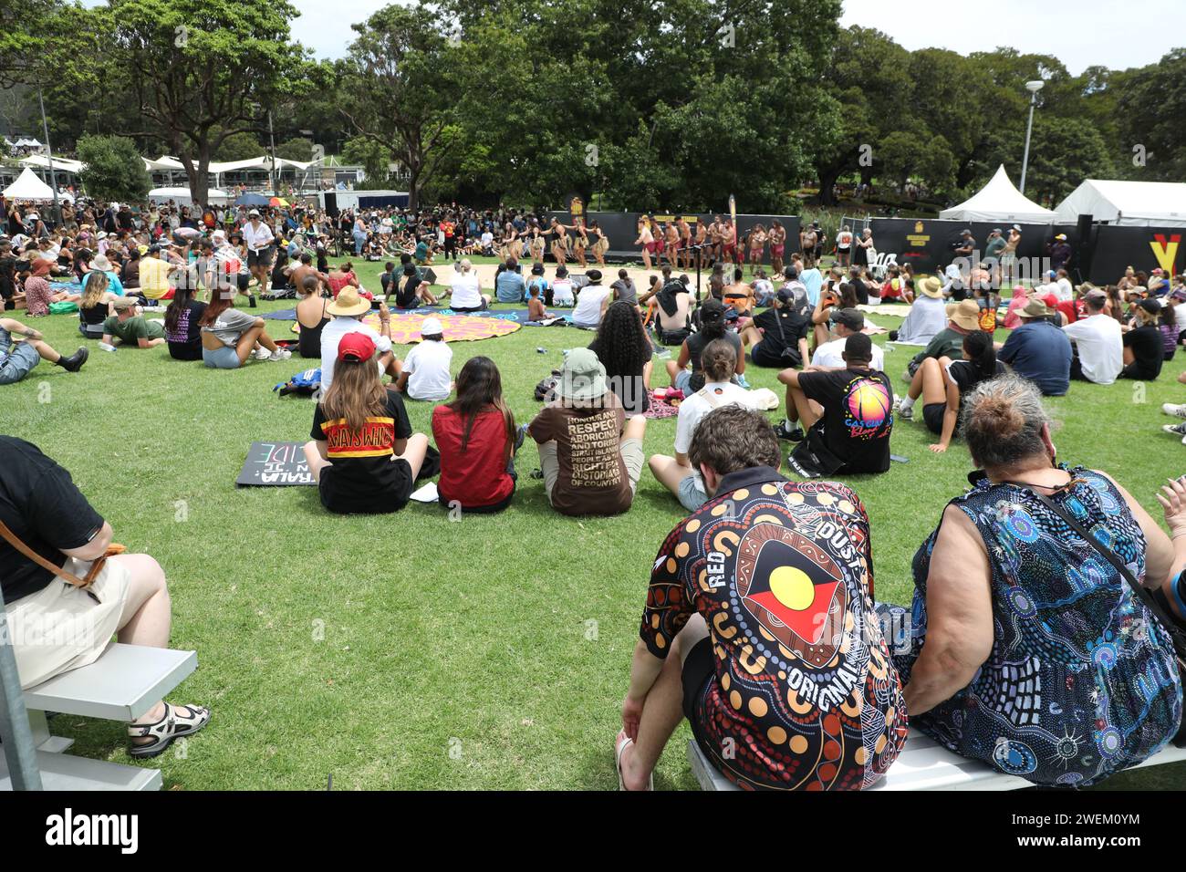 Sydney, Australia. 26th January 2024. Yabun Festival 2024 at Victoria ...
