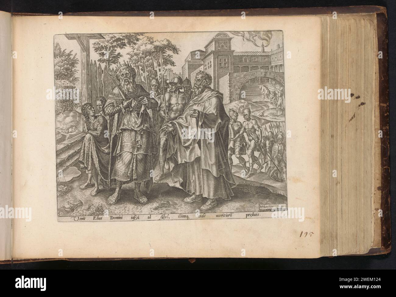 ACHAB shows repentance after the curse of Elia, Philips Galle, After ...