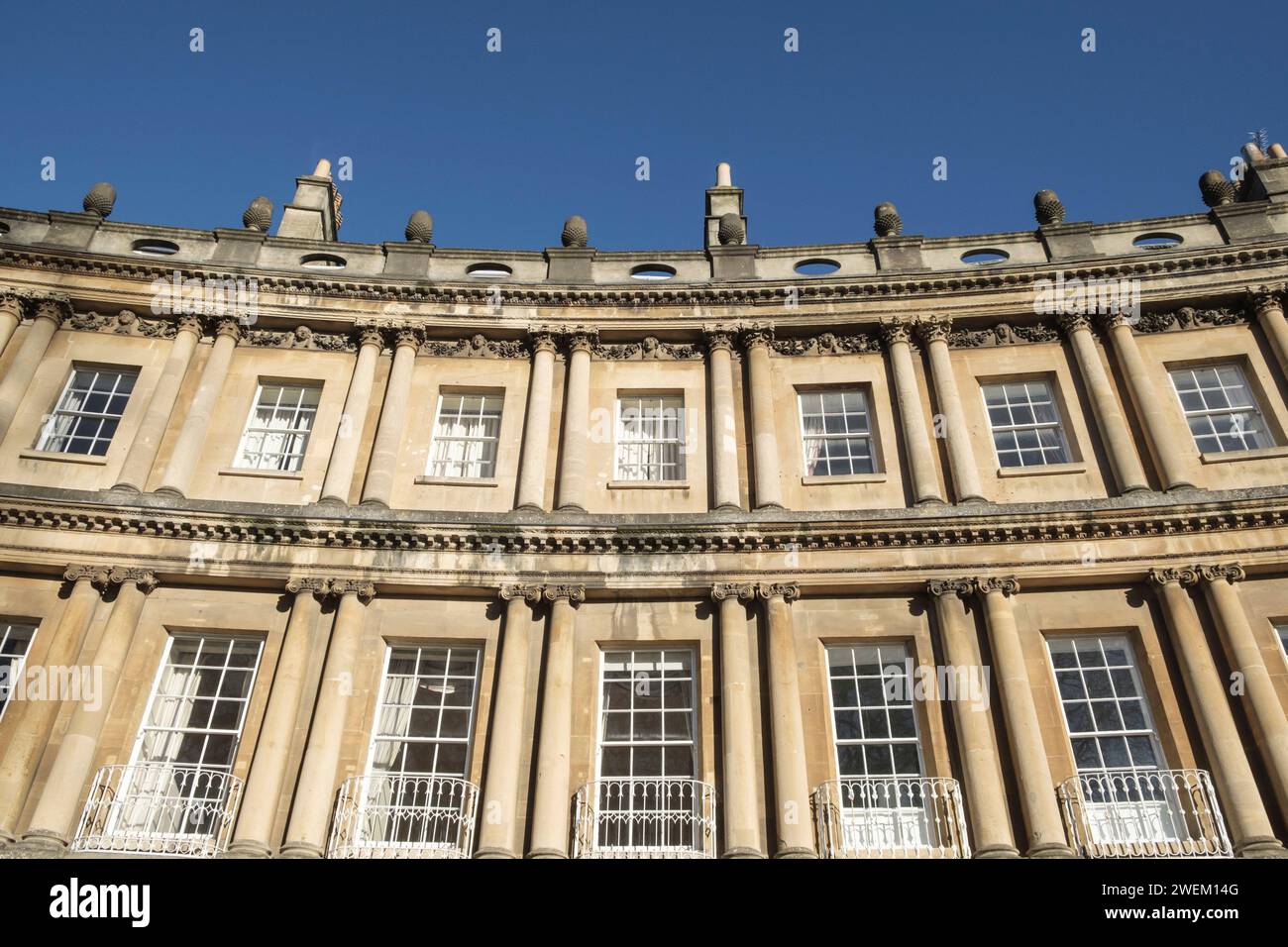 The Circus, Georgian buildings in Bath somerset UK Stock Photo - Alamy