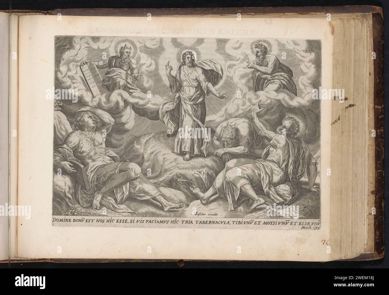 Transfiguration, Anonymous, Gerard van Groeningen, 1646 print The ...