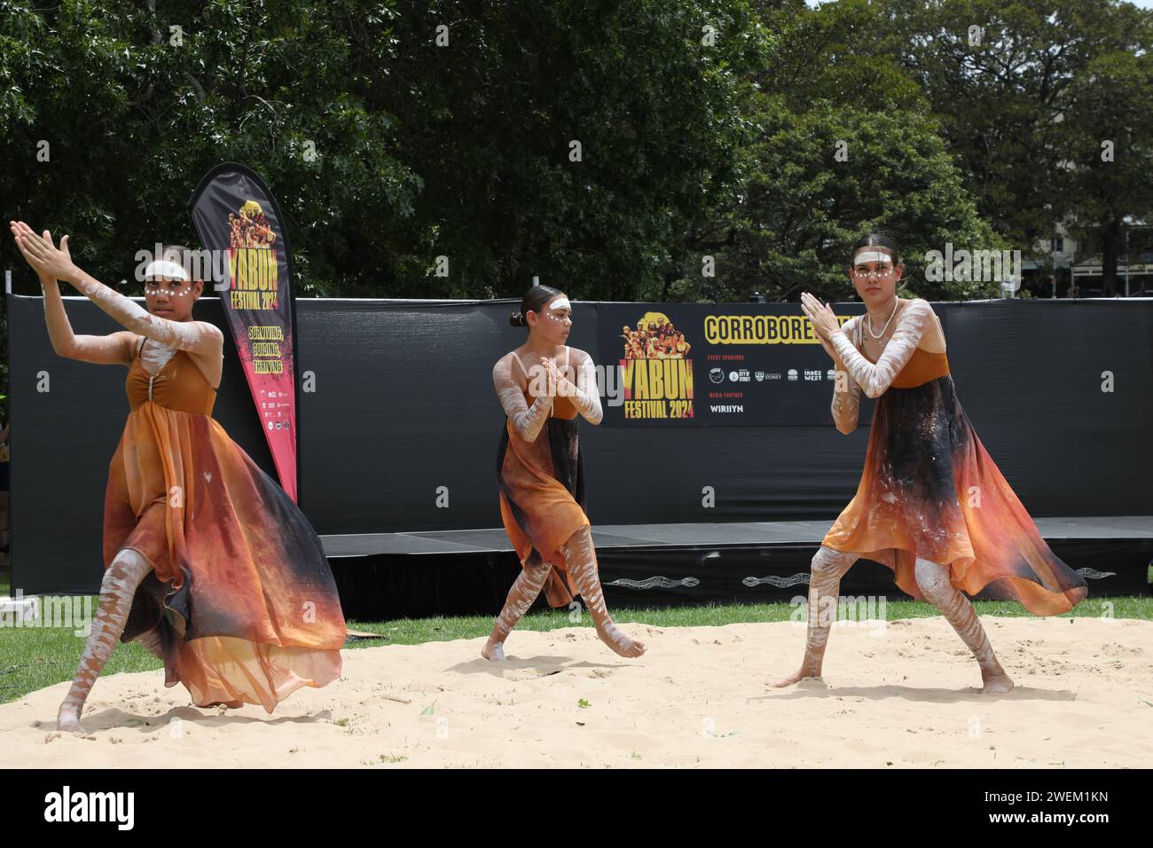 Sydney, Australia. 26th January 2024. Yabun Festival 2024 at Victoria ...