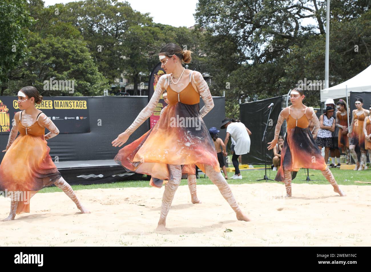 Sydney, Australia. 26th January 2024. Yabun Festival 2024 at Victoria ...