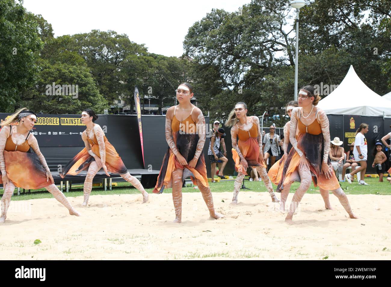Sydney, Australia. 26th January 2024. Yabun Festival 2024 at Victoria ...