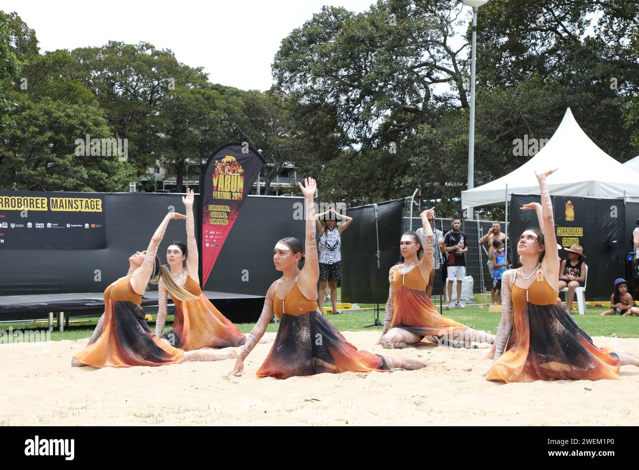 Sydney, Australia. 26th January 2024. Yabun Festival 2024 at Victoria ...