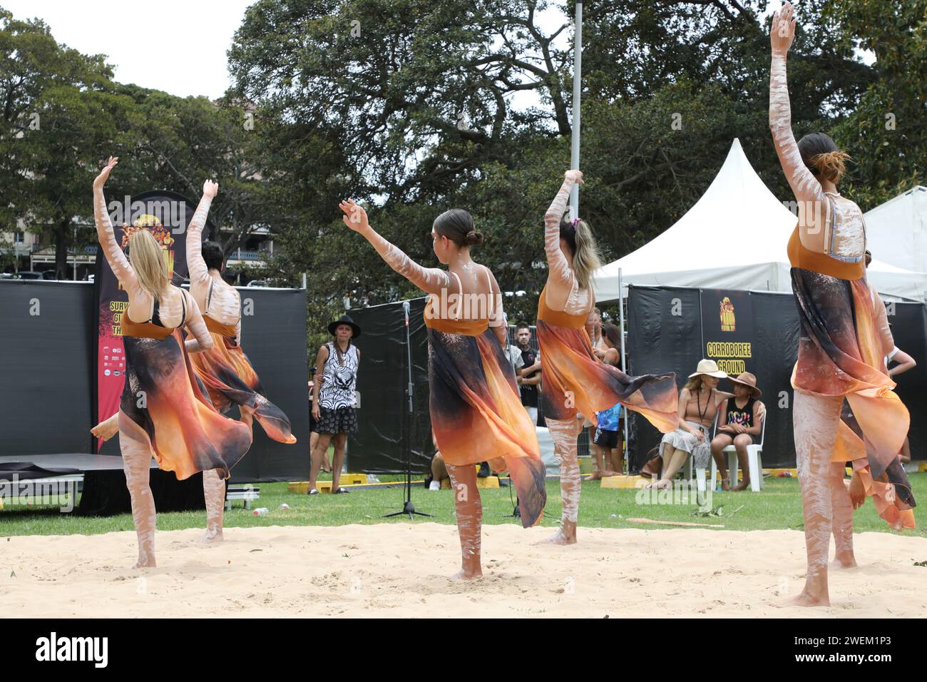 Sydney, Australia. 26th January 2024. Yabun Festival 2024 at Victoria ...