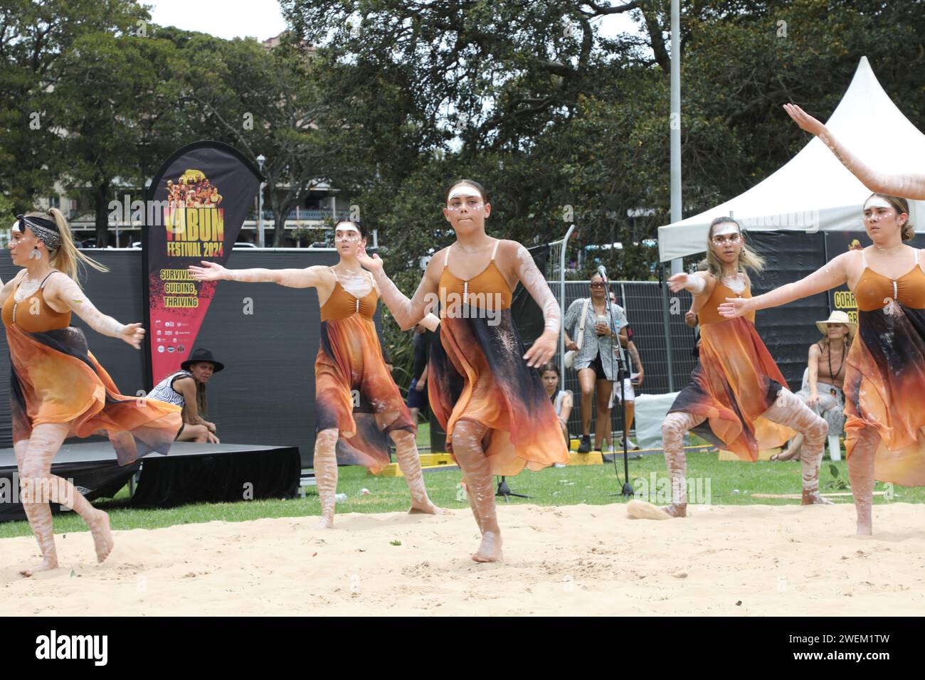 Sydney, Australia. 26th January 2024. Yabun Festival 2024 at Victoria ...
