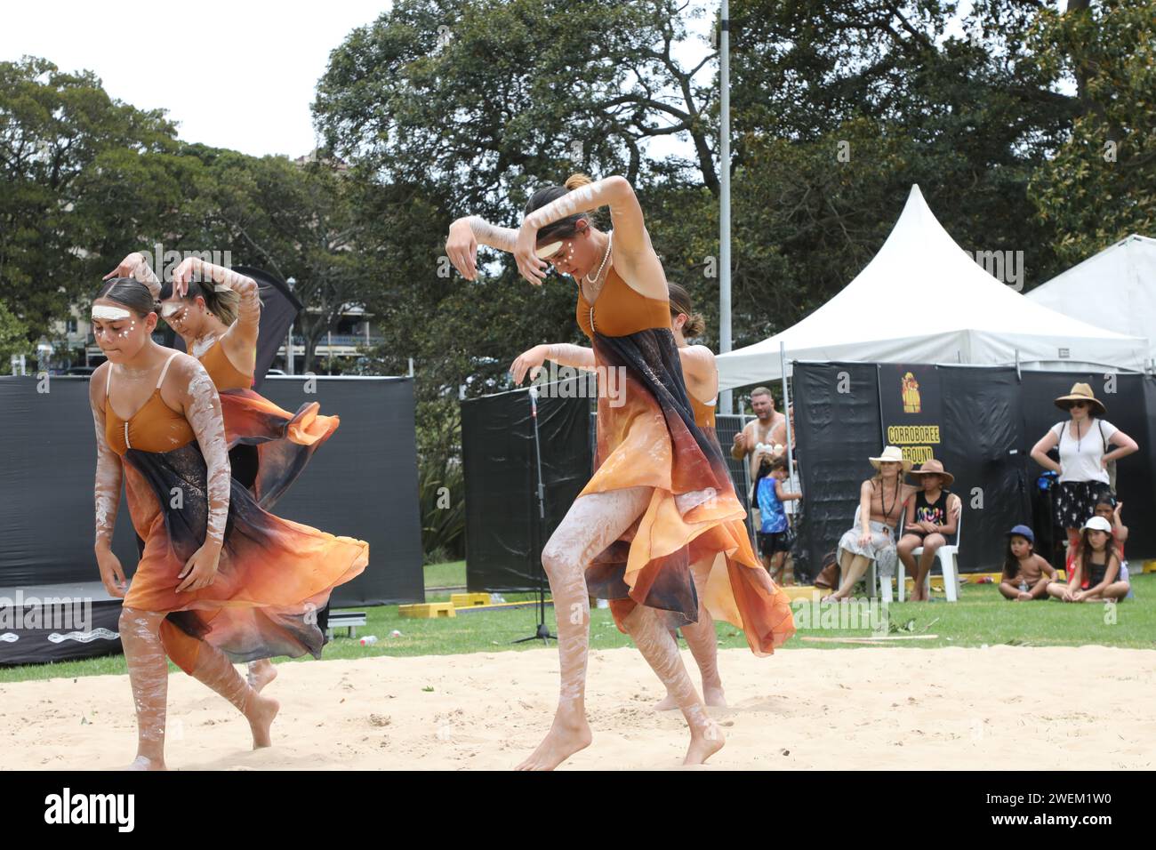 Sydney, Australia. 26th January 2024. Yabun Festival 2024 at Victoria ...
