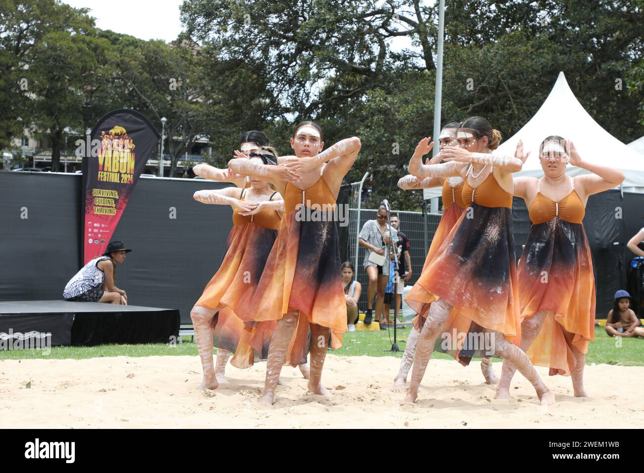 Sydney, Australia. 26th January 2024. Yabun Festival 2024 at Victoria ...