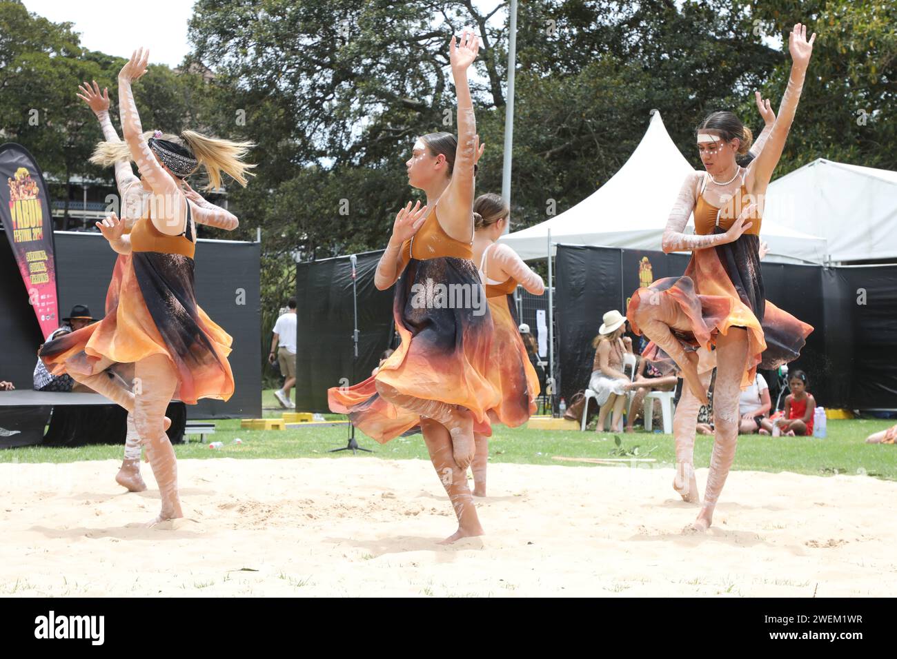 Sydney, Australia. 26th January 2024. Yabun Festival 2024 at Victoria ...