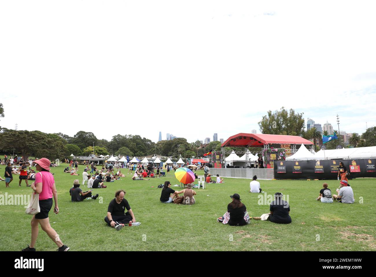 Sydney, Australia. 26th January 2024. Yabun Festival 2024 at Victoria ...