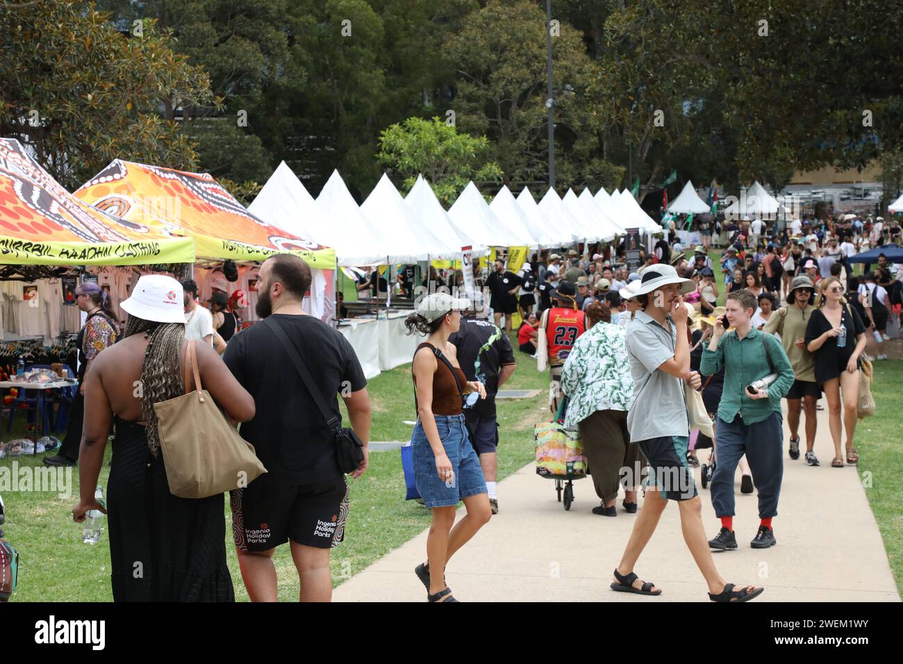 Sydney, Australia. 26th January 2024. Yabun Festival 2024 at Victoria ...