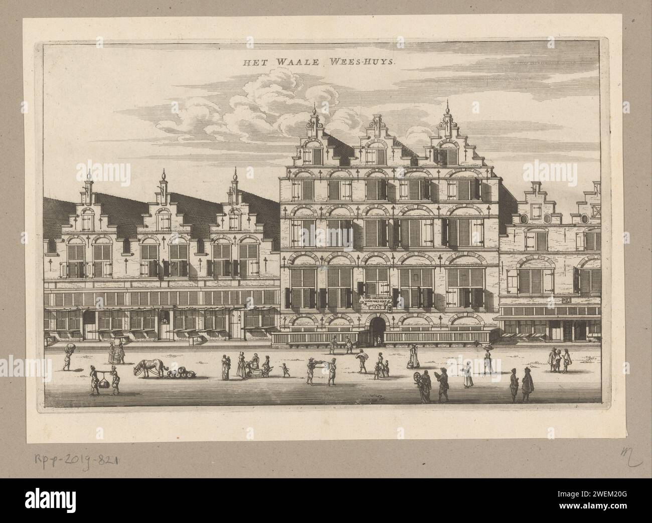 View of the Walenweeshuis on Laurierstraat in Amsterdam, Jacob van ...