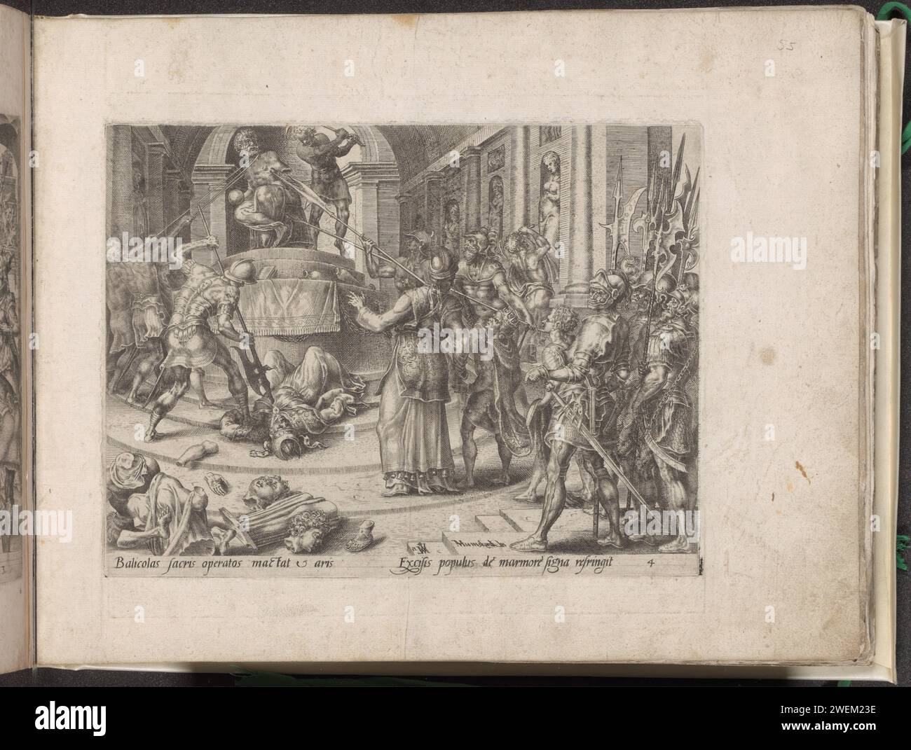 Destruction of the Temple of Baal, 1565 - 1569 print In the Temple of ...