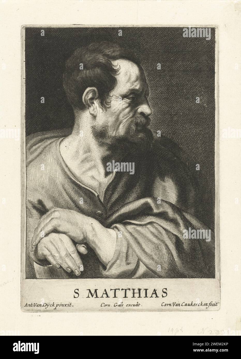 Mattias, Cornelis van Caukercken, after Anthony van Dyck, c. 1640 ...