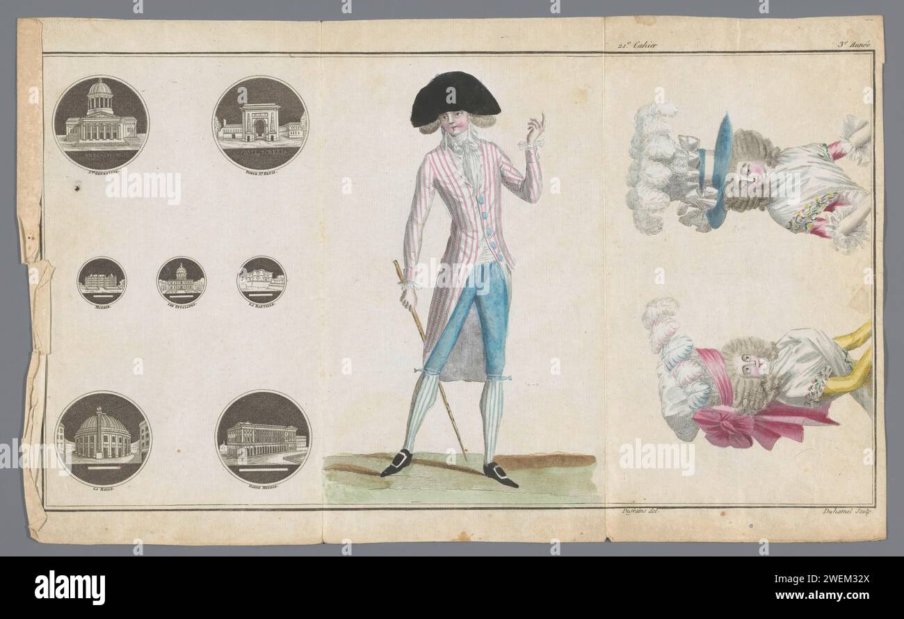 Store of new French and English modes, June 10, 1788, 3rd year, 21st ...