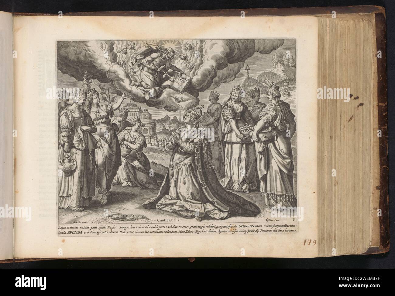 Christ gives his blood to his bride, Anonymous, Johann Sadeler (I ...
