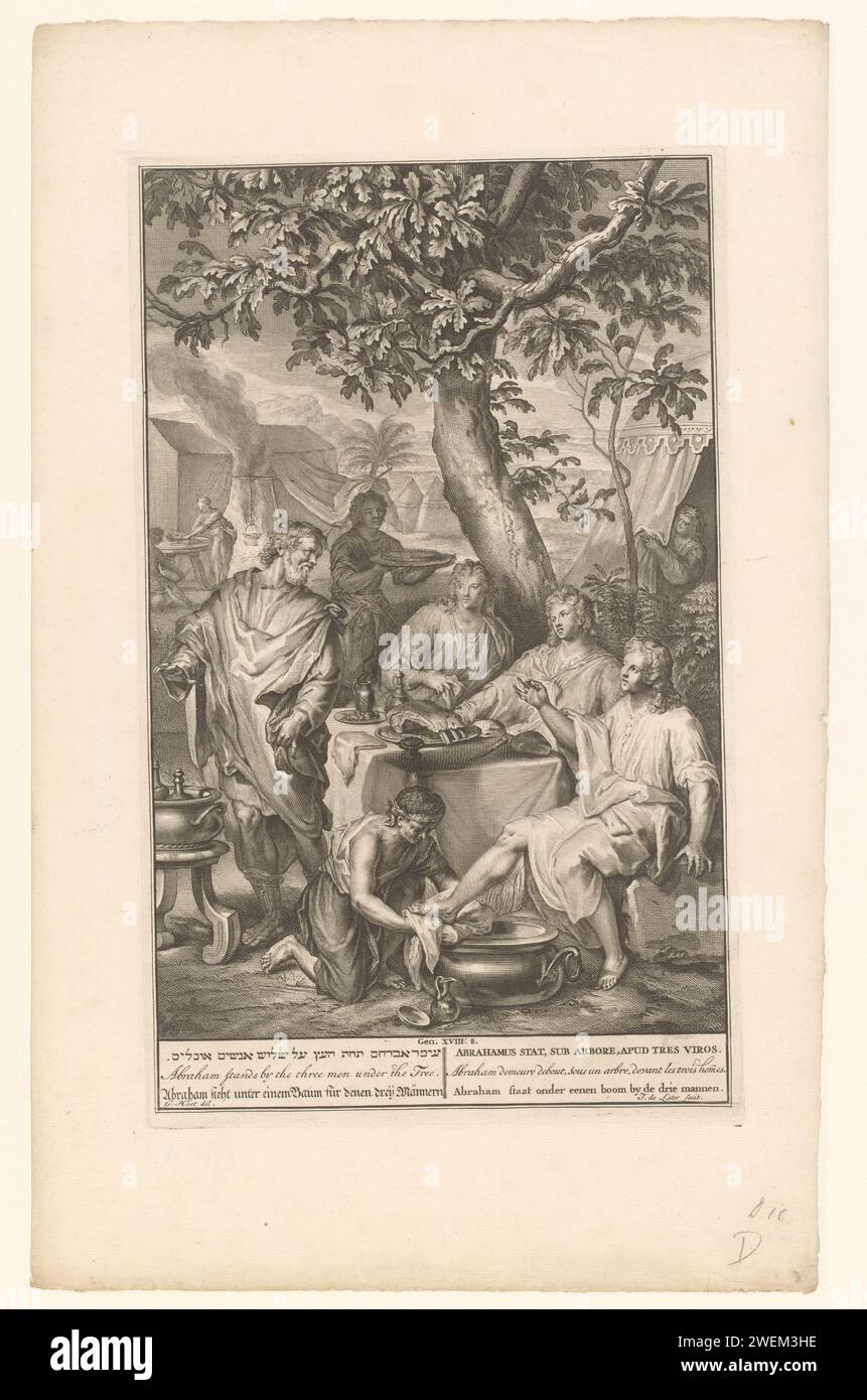 Abraham entertaining three angels hi-res stock photography and images ...
