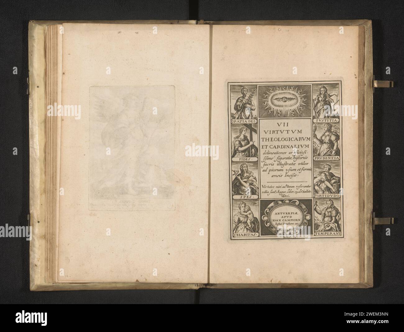 Title print for the Van Deugden series, Isaac Briot, 1600 - 1670 print ...