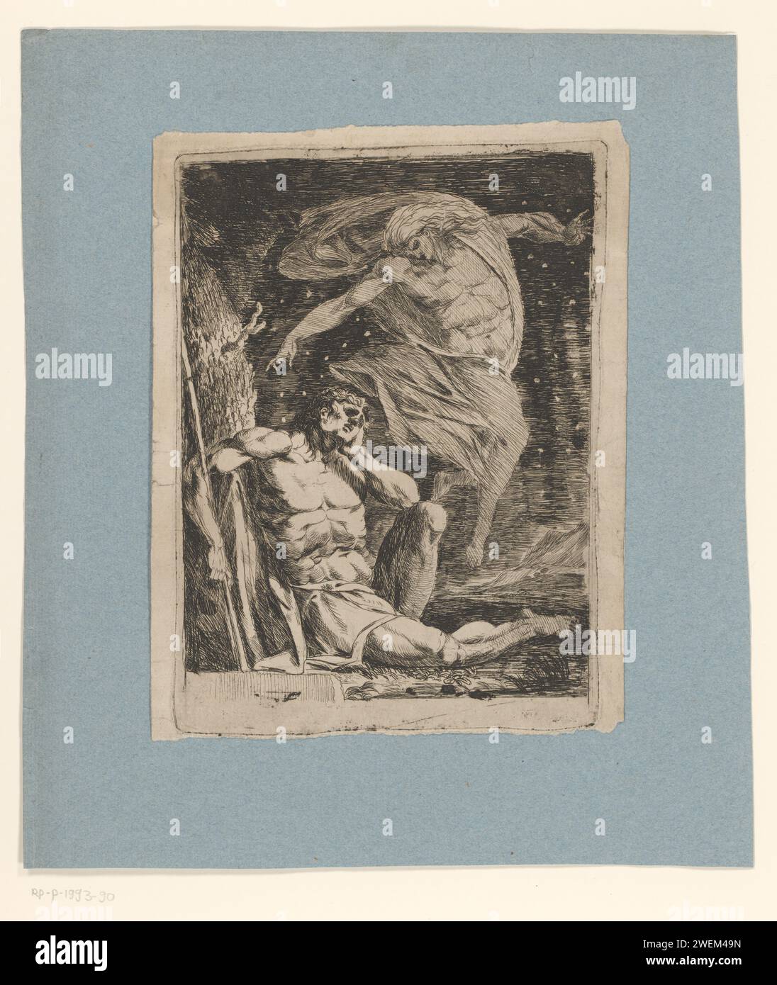 Spirit of Crugal appears to Connal, Alexander Runciman, c. 1770 - c ...