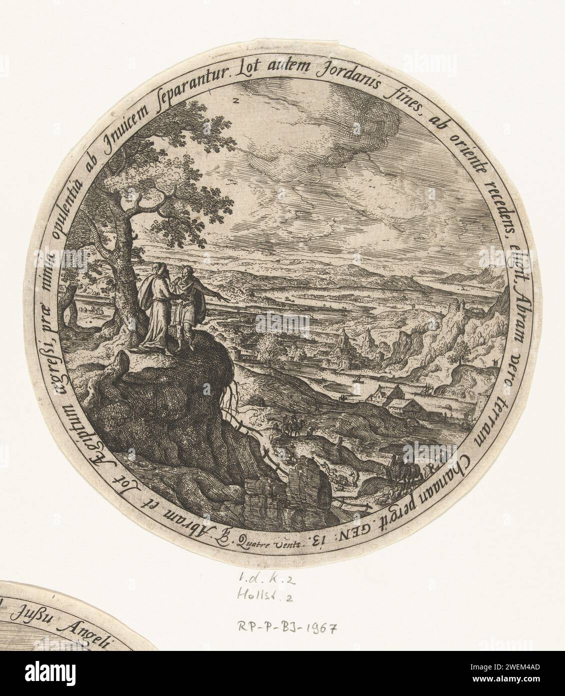 Farewell to Abraham and Lot, Unknown, After Hans Bol, c. 1560 - c. 1570 ...