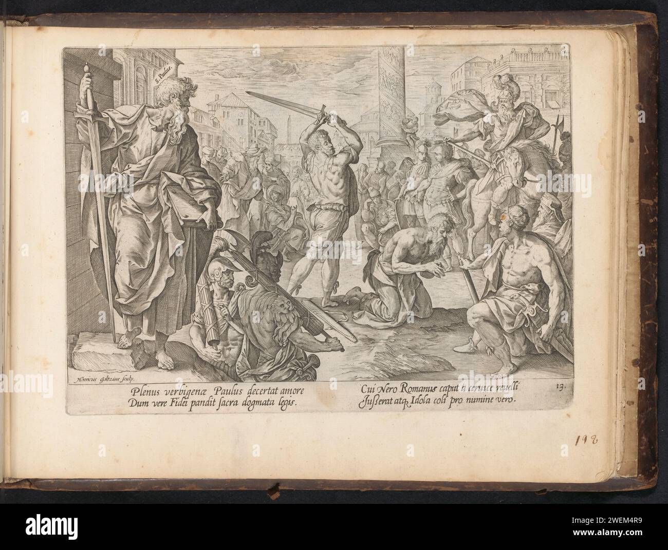 Martyrdom of Paulus, Hendrick Goltzius, After Maerten de Vos, 1646 ...