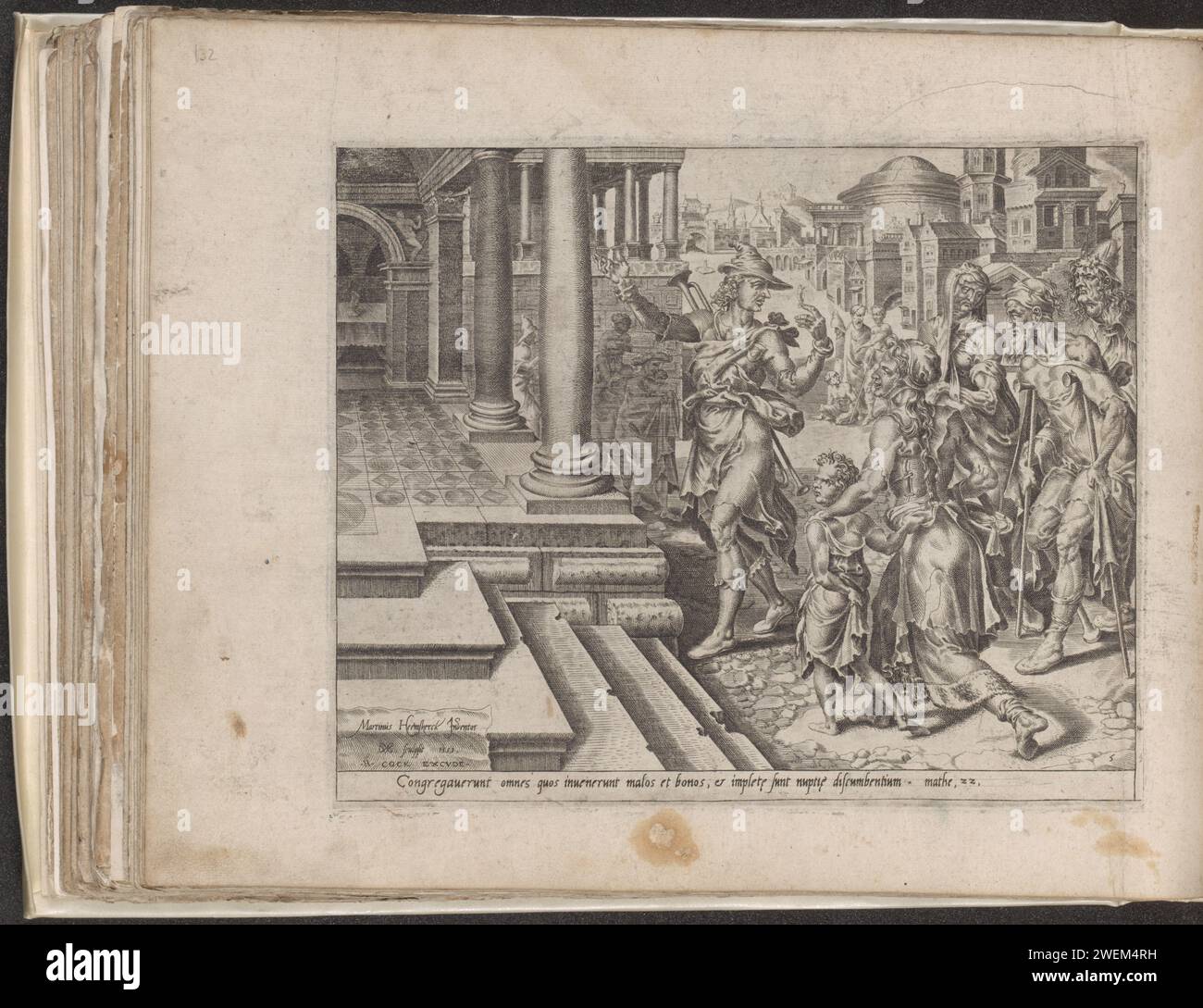 Invitation to the sick and poor, 1559 print The King's servant invites ...