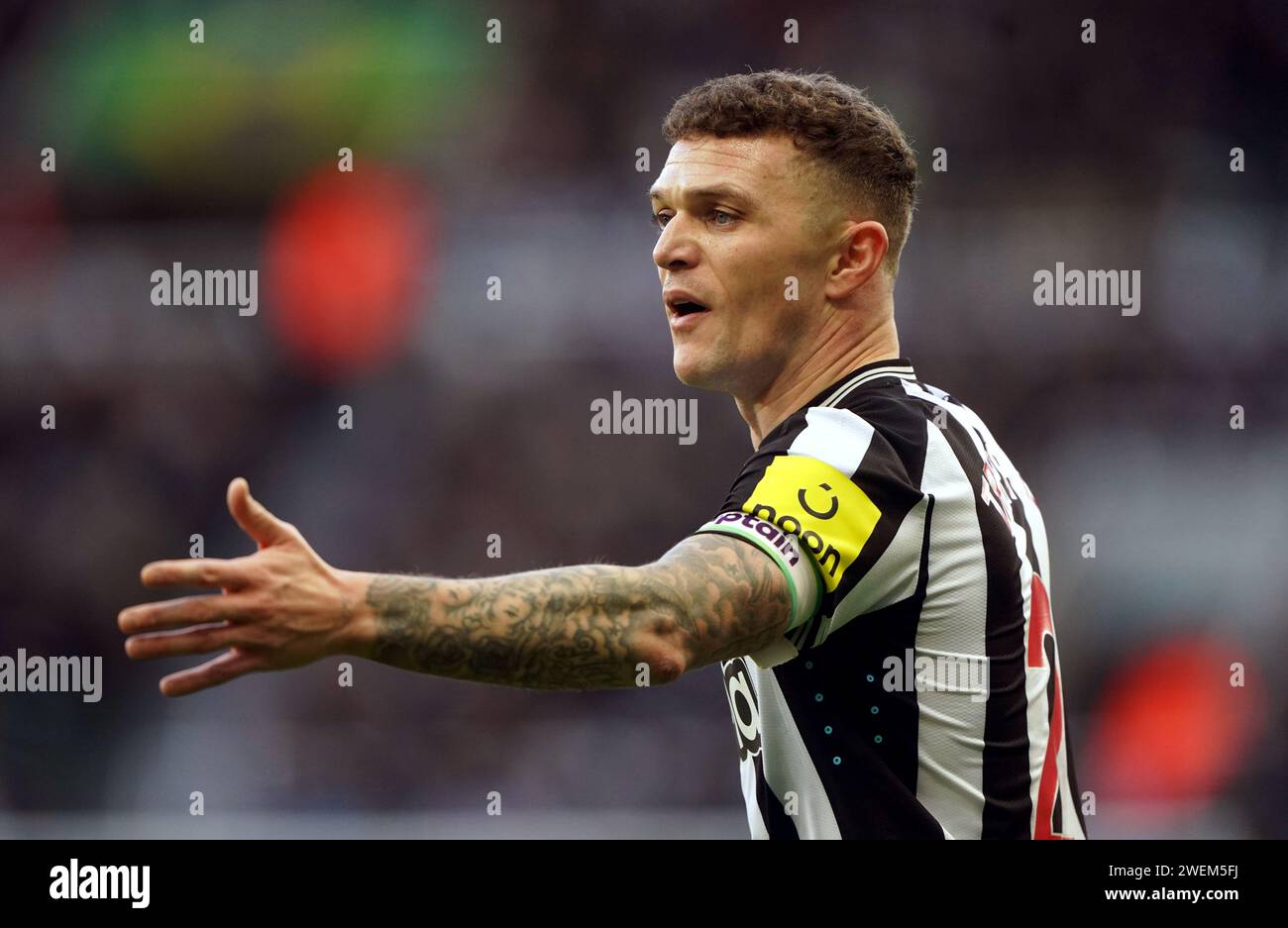 File photo dated 26-12-2023 of Kieran Trippier. Newcastle boss Eddie ...