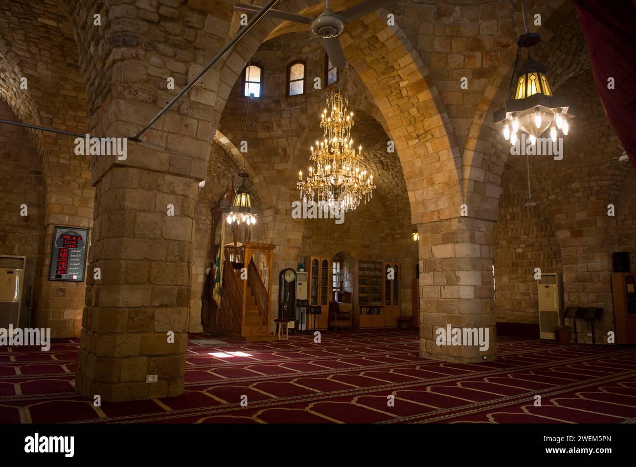 Old mosque interiors Stock Photo - Alamy