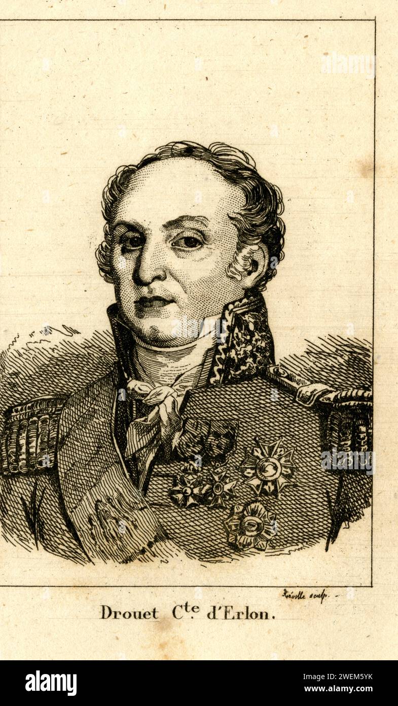 Portrait of General de Division Jean Baptiste Drouet, Comte d'Erlon ...